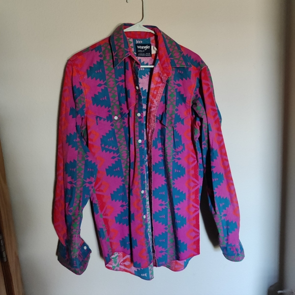 Wrangler | Tops | Vintage Aztec Wrangler | Poshmark